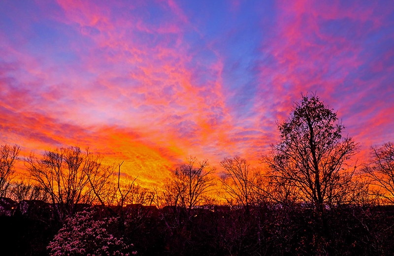 Sunset Sky as Viewed from My Backyard | Stephen Hung Photography